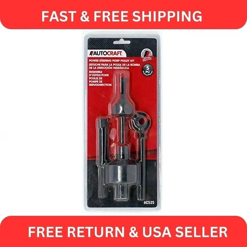 Autocraft - AC525 Power Steering Pump Pulley Puller/Installer Kit ...