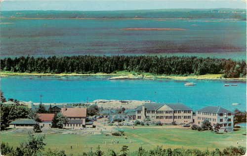 Postcard Sebasco Lodge And Cottages, Mt. Merritt Sebasco Estates, ME ...
