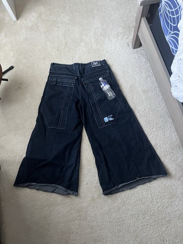 VTG Y2K Kikwear Crazy Baggy Wide Leg Denim Raver Jnco Like Jeans 40 ...