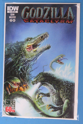 Godzilla Cataclysm #2 2014 IDW 1st Print Bob Eggleton Subscription ...