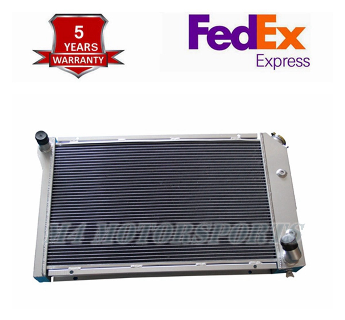 3-Row Aluminum Cooling Radiator For 1977-82 Chevrolet Corvette V8 ...