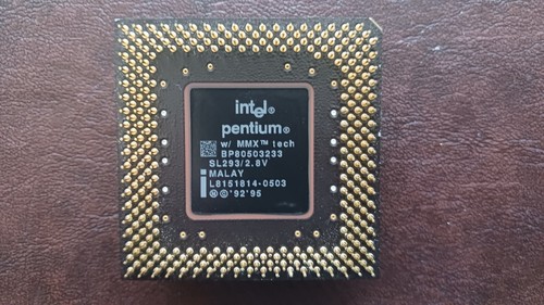 Vintage Intel Pentium w/ MMX BP80503233 SL293 Processor | eBay