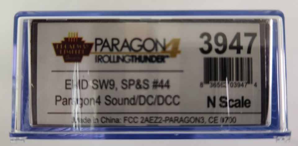 Broadway Limited Paragon Rolling Thunder N Scale EMD SW9 SP&S #3947- (F ...