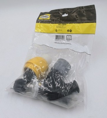 Hubbell Twist-Lock Plug HBL28W48 30A 250V 2P 3W Yellow | eBay
