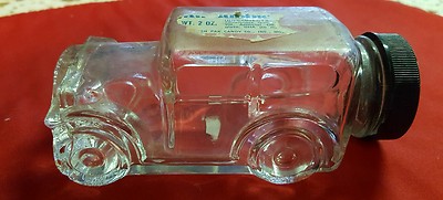 VINTAGE ♡ GLASS CANDY CONTAINER ♡ 1929 MODEL CAR | eBay
