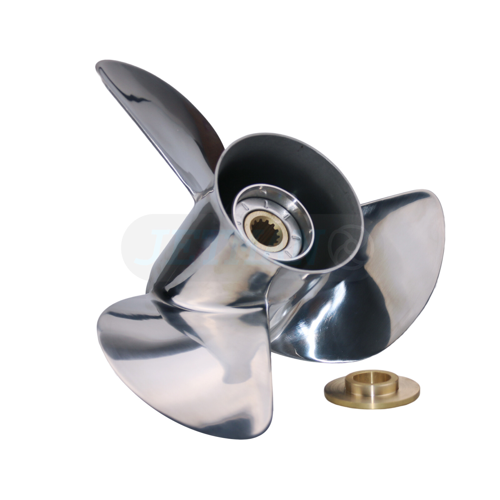 13 7/8 x 15" 13 Spline Propeller For Evinrude Johnson 40-140HP ...