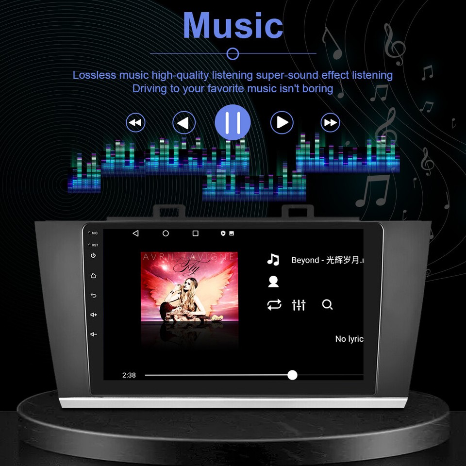 For 2015-2018 Subaru Legacy Outback Apple Carplay Android12 Car Stereo ...