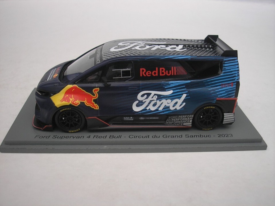 FORD SUPERVAN 4 RED BULL CIRCUIT SAMBUC 2023 MAX VERSTAPPEN 1/43 SPARK ...