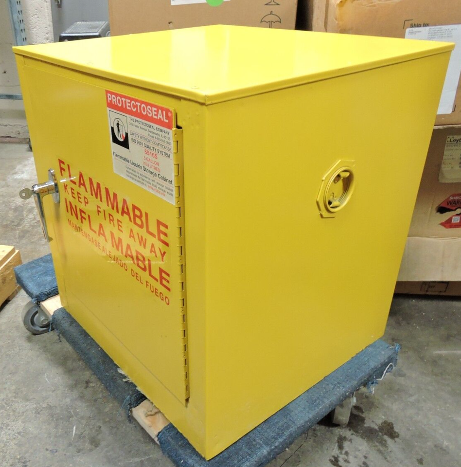 PROTECTOSEAL 5516S Flammable Liquids Storage Cabinet 5-Gallon Fire ...