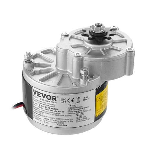 High-Performance 250W Electric DC Motor Kit 24V 2700RPM with Upgraded ...