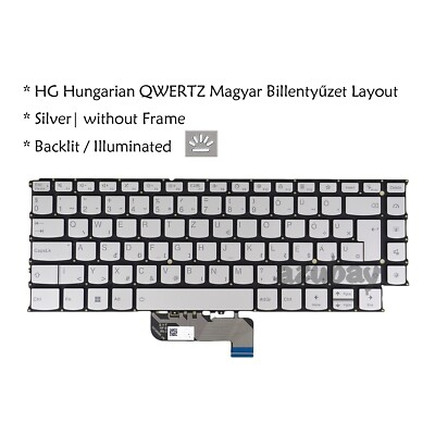 HU Hungarian QWERTZ Laptop Keyboard for Lenovo Yoga 9-14IRP8 83B1 ...