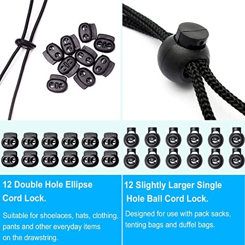 Cord Lock End Spring Stop Toggle Stoppers for Drawstrings , Shoelaces ...