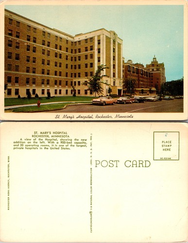 St Marys Hospital Rochester Minnesota MN Postcard | eBay