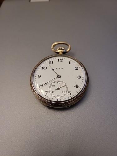 Elgin Pocket Watch Wadsworth 14K Gold Filled | eBay