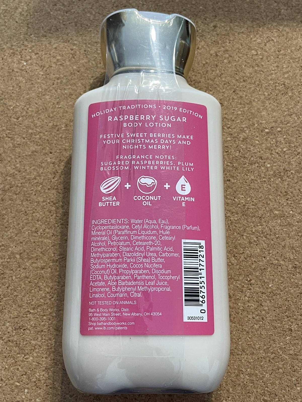 NEW Bath & Body Works Raspberry Sugar 24hr Moisture Shea Lotion 8oz ...