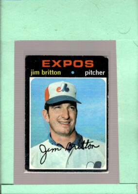 1971 Topps #699 Jim Britton VG Very Good Expos ID:48090 | eBay