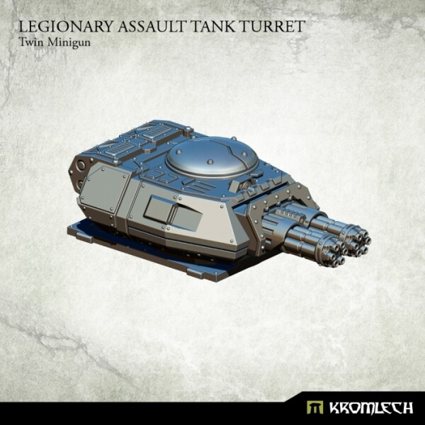 Legionary Assault Tank Turret Twin Minigun 40k Kromlech Predator Baal ...