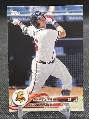 AUSTIN RILEY ⚾️ 2018 Topps Pro Debut #157 RC | Mississippi Braves | eBay