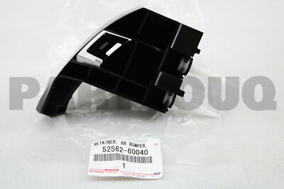 5256260040 Genuine Toyota RETAINER, REAR BUMPER, UPPER RH 52562-60040 ...