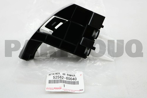 5256260040 Genuine Toyota RETAINER, REAR BUMPER, UPPER RH 52562-60040 ...