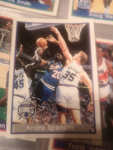 Sticker Nba Basket 1994 1995 Panini #193 Andre Spencer Sacramento Kings ...