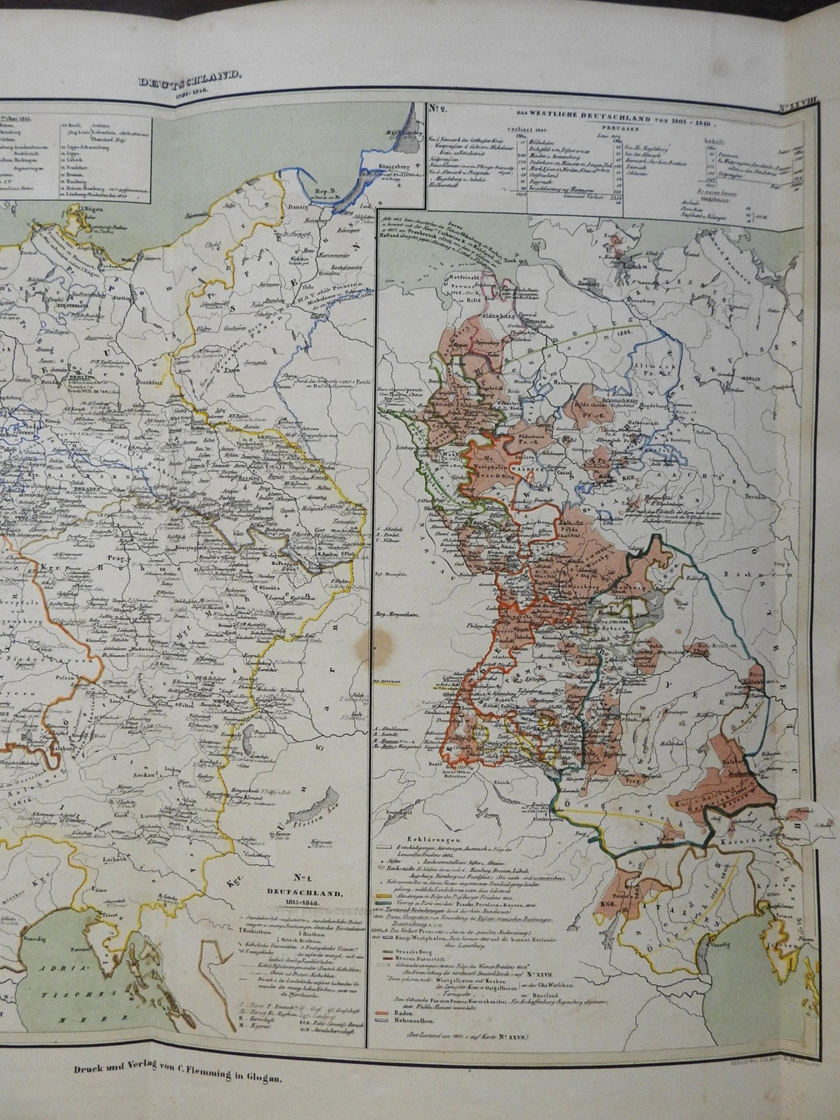 Germany 1801-1846 Austria Prussia Bavaria Hanover 1848 Mahlmann ...
