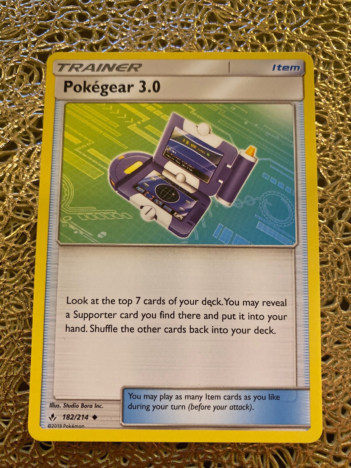 Pokemon Unbroken Bonds 182/214 Pokegear 3.0 Trainer NM Cheapest On Ebay ...