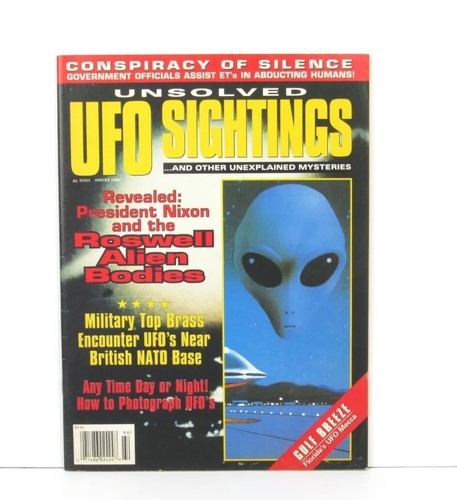 Unsolved UFO Sightings Vol. 4 No. 4 Winter 1996 GCR Publications Aliens ...
