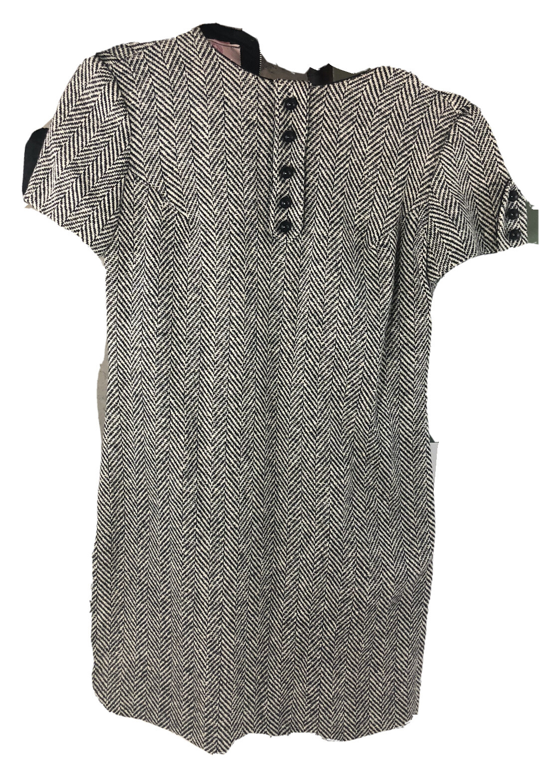 1970s Kelly Arden Mini Dress Sz 7 Vintage Sleeveless … - Gem