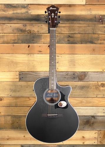 Ibanez AE140 Acoustic/Electric Guitar Weathered Black Open Pore Top | eBay