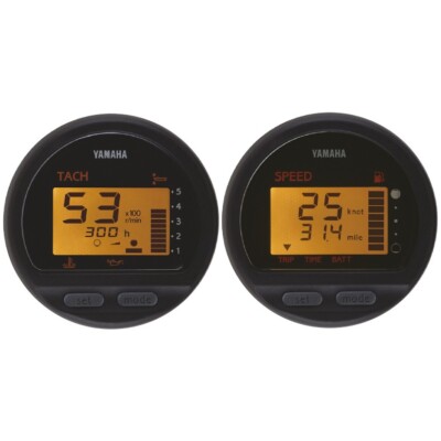 Genuine Yamaha 6Y8 Round Command LInk Gauges Speedo + Tacho | eBay