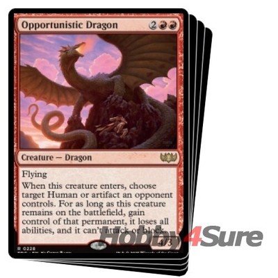 Opportunistic Dragon X4 M/NM Magic MTG Tarkir: Dragonstorm Commander | eBay
