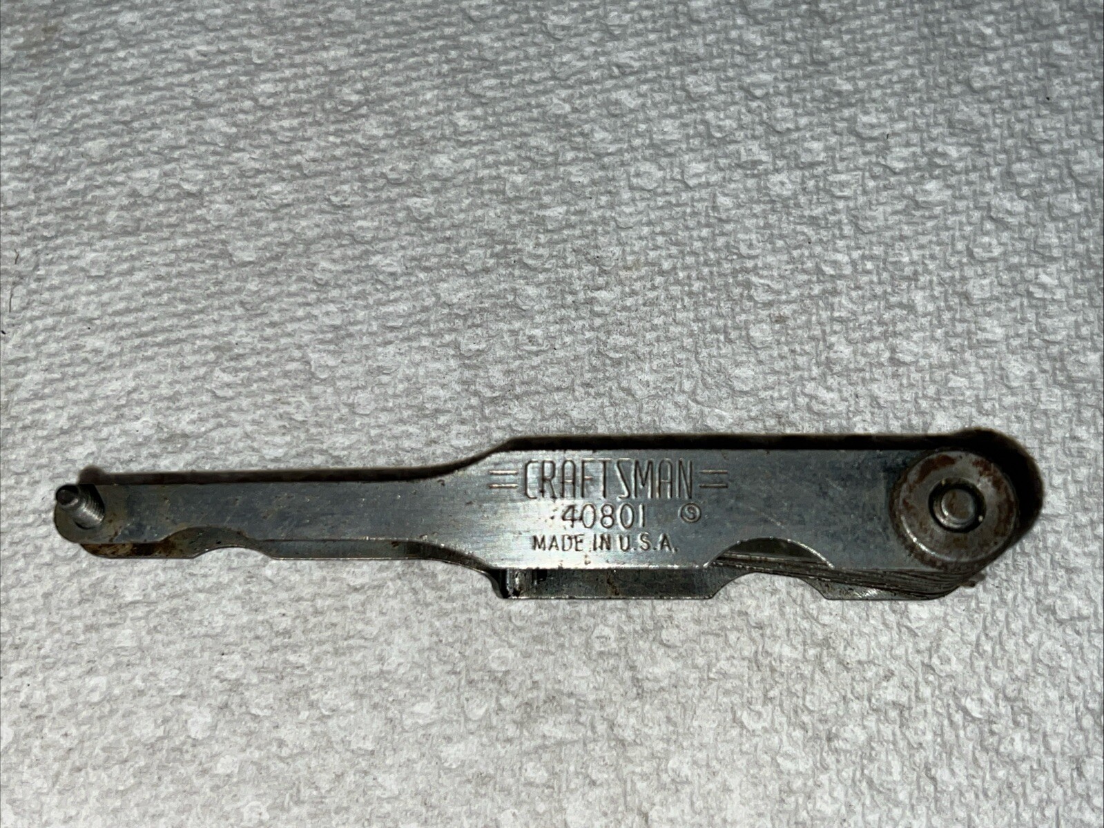 Vintage Craftsman 40801 Spark Plug Gap Thickness Feeler Gauge ...