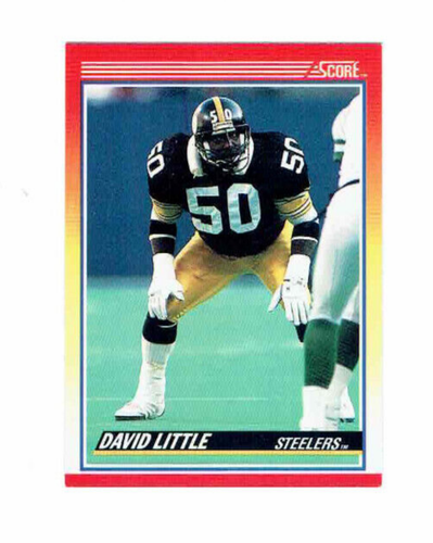 David Little Pittsburgh Steelers #50 ILB #271 Score 1990 Football Card ...