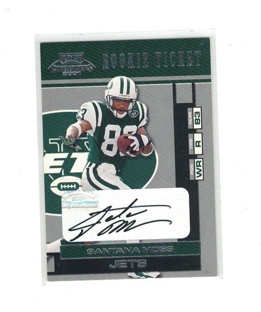 Santana Moss 2001 Playoff Contenders Rookie Ticket Auto Autograph | eBay