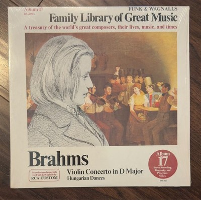 Brahms – Family Library of Great Music Album 17 – Used Vinyl - VG+ | eBay