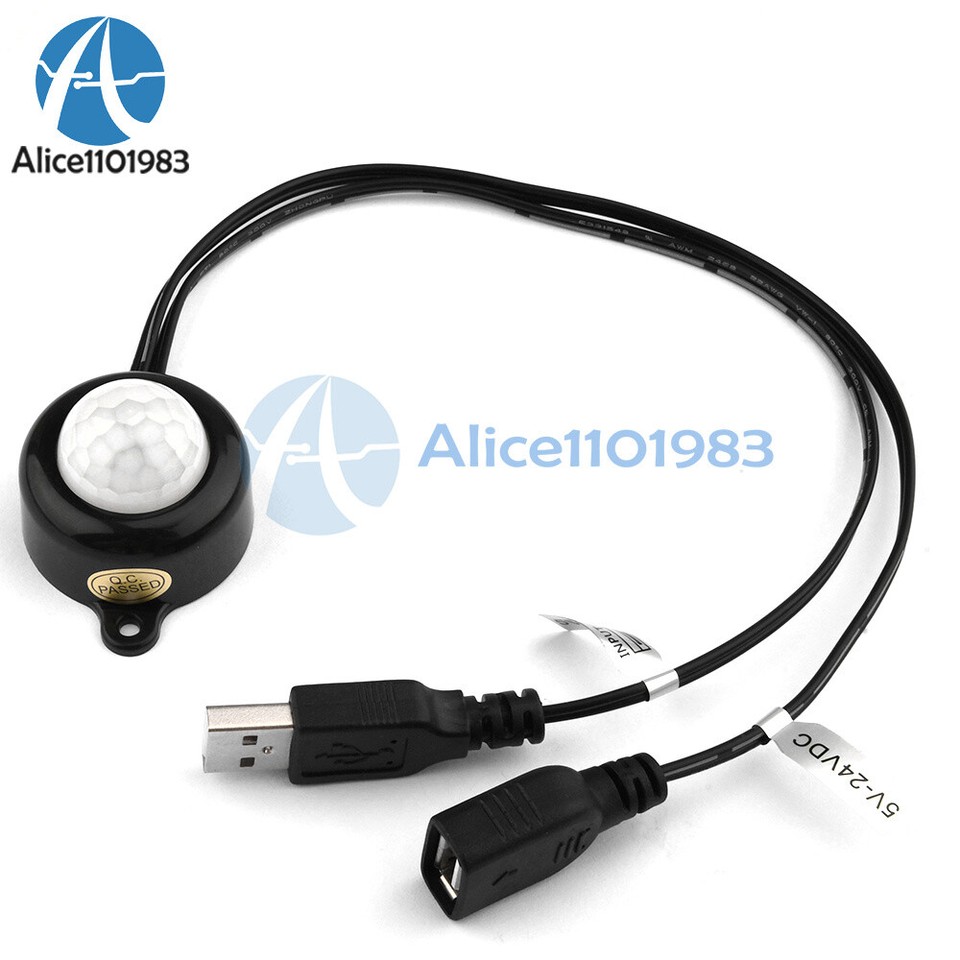 Infrared PIR Human Body Motion Sensor Switch DC 5V 12V 24V Switch DC ...