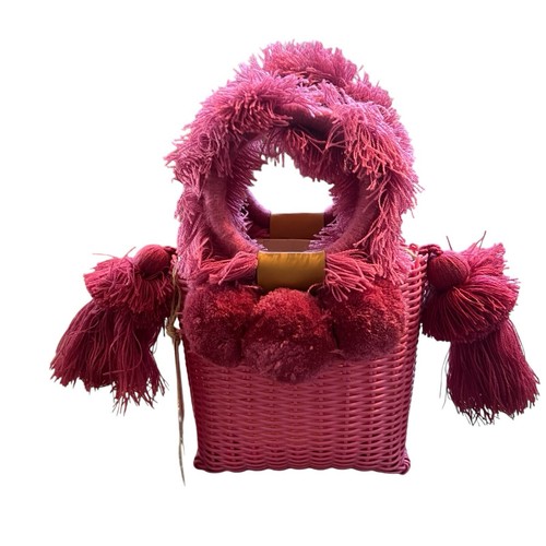 Alma Woven Bag Tonati Almita Pink Mini Handmade Sustainable Boho Up Cycling 7410032830163| eBay