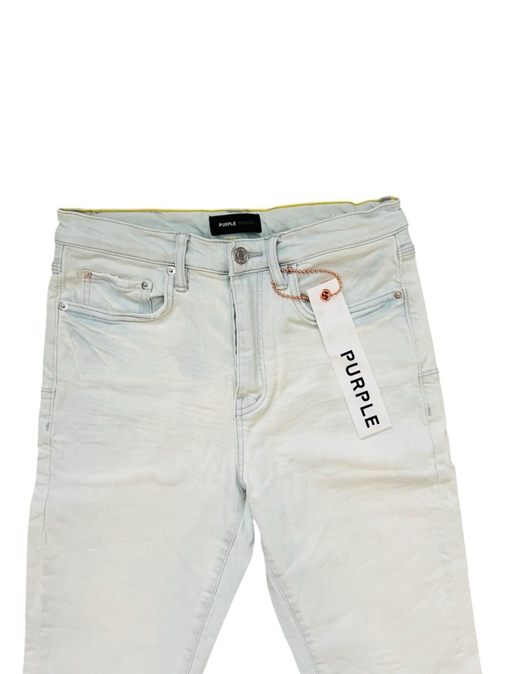 Purple Brand Jeans Men Slim Straight Mid Rise Blue P005 $265 Size 31/32 ...