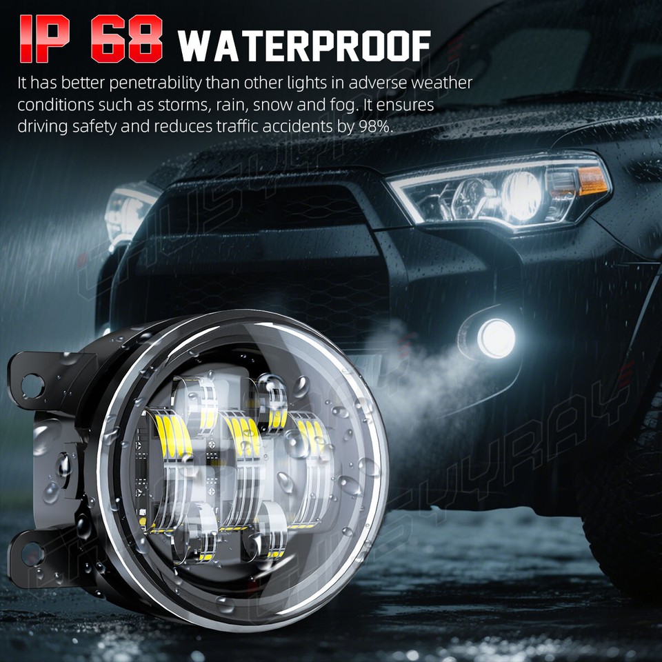PAIR Front Bumper LED Fog Light Lamp For Nissan Pathfinder 2005-2012 ...