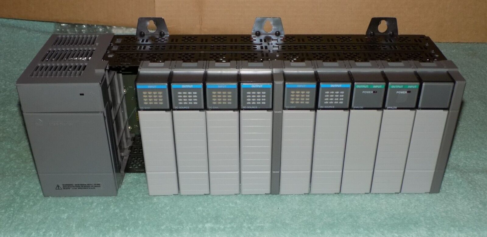 New Allen-Bradley SLC 500 1746-A10 Rack 1746-P2 Supply 1746-IB16 OB16 ...