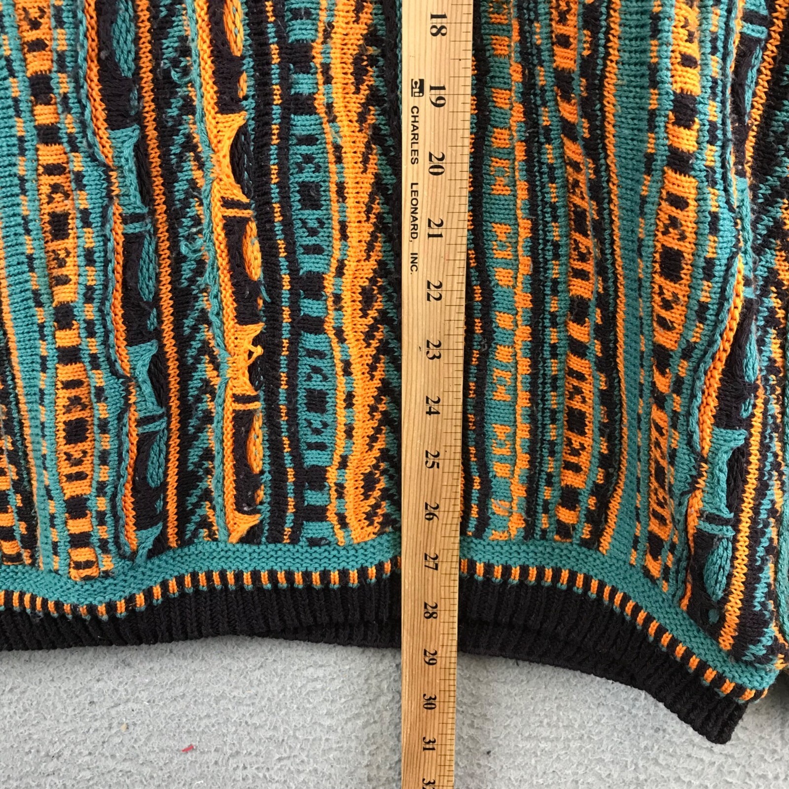 Vintage Lavane Sweater Coogi Style Textile 90s Grail size XL | eBay