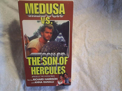 MEDUSA vs.SON OF HERCULES VHS MOVIE,Richard Harrison,Anna Ranalli ...