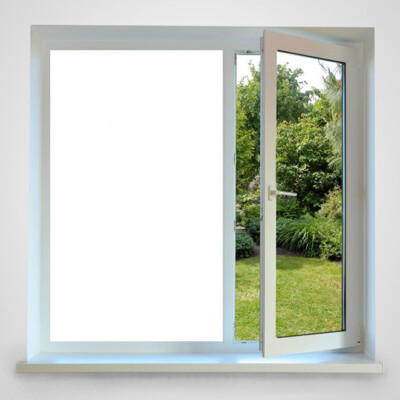 Total Whiteout 100% Privacy Window Film Block Black Out All Light | eBay UK