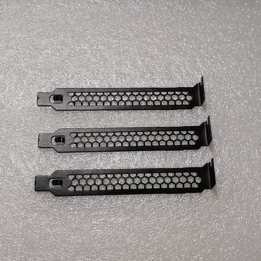 3pcs PC Case PCI Expansion Slot BackPlate Cover Dust Filter Steel Blank ...