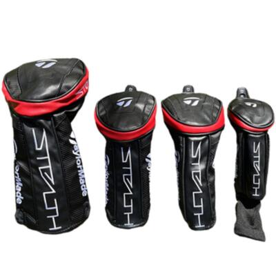 Mens Stealth Golf Club Driver Headcover Genuine Black Red Cover Head ...