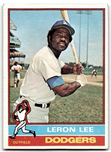 1976 Topps Leron Lee . Los Angeles Dodgers #487 | eBay