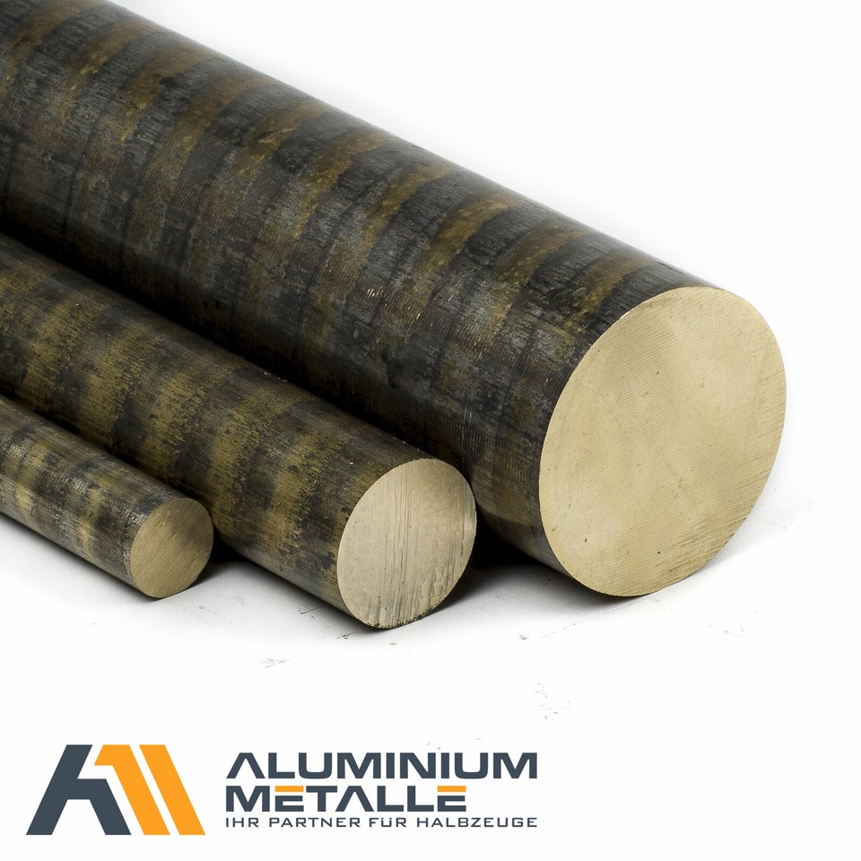 Rotguss RG7 rund Ø 12mm Länge wählbar CuSn7 ZnPb Rundstange Stab ...