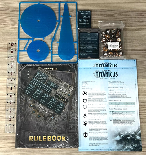 Adeptus Titanicus Starter Set Rules Templates Terminals Cards ...