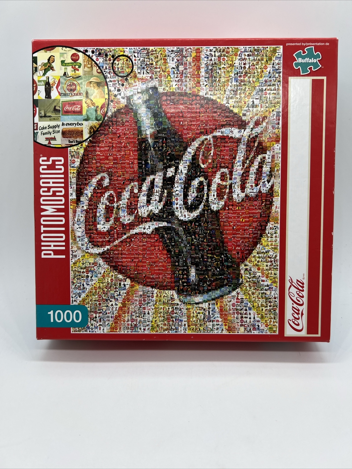 Buffalo 91250 PhotoMosaic 1000 Piece Coca-Cola Puzzle New Sealed Box | eBay